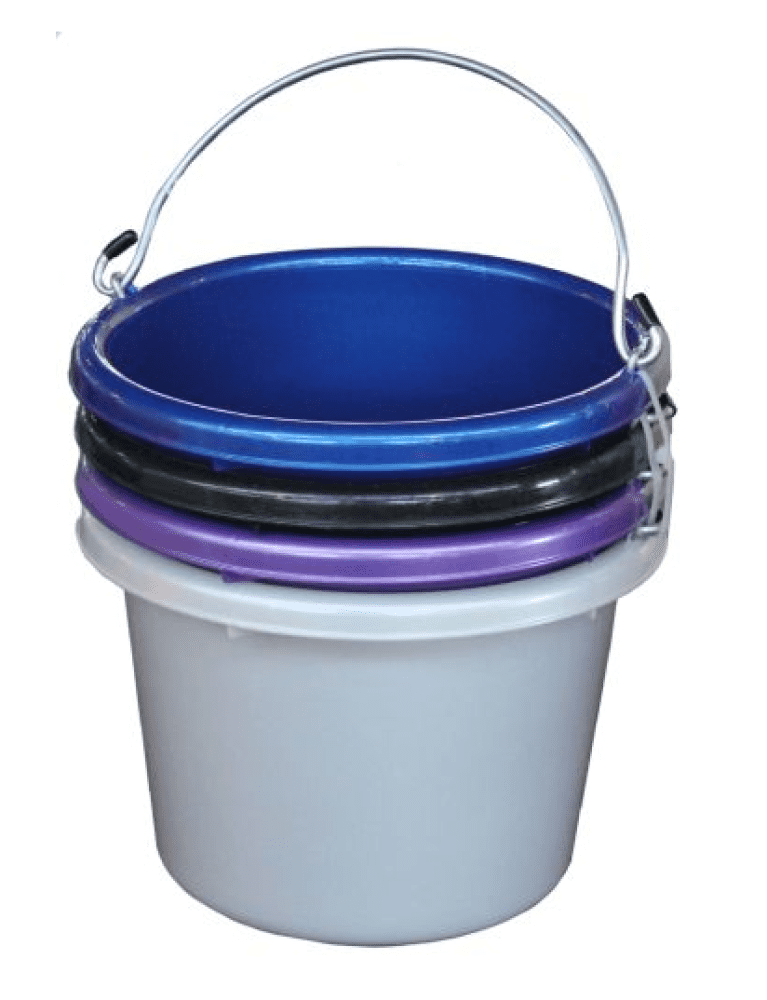 Fortiflex 1304897CTP 2 gal. Shades of Blue Multi-Purpose Plastic Bucket ...