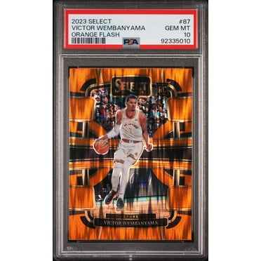 Graded 2023 Panini Select Victor Wembanyama #121 Blue Cracked Ice ...