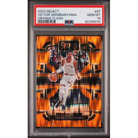Graded 2023 Panini Prizm Victor Wembanyama #2 Global Reach Silver ...