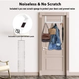 Optish Over The Door Hooks, 12 Coat Hooks Towel Rack, Space-Saving ...
