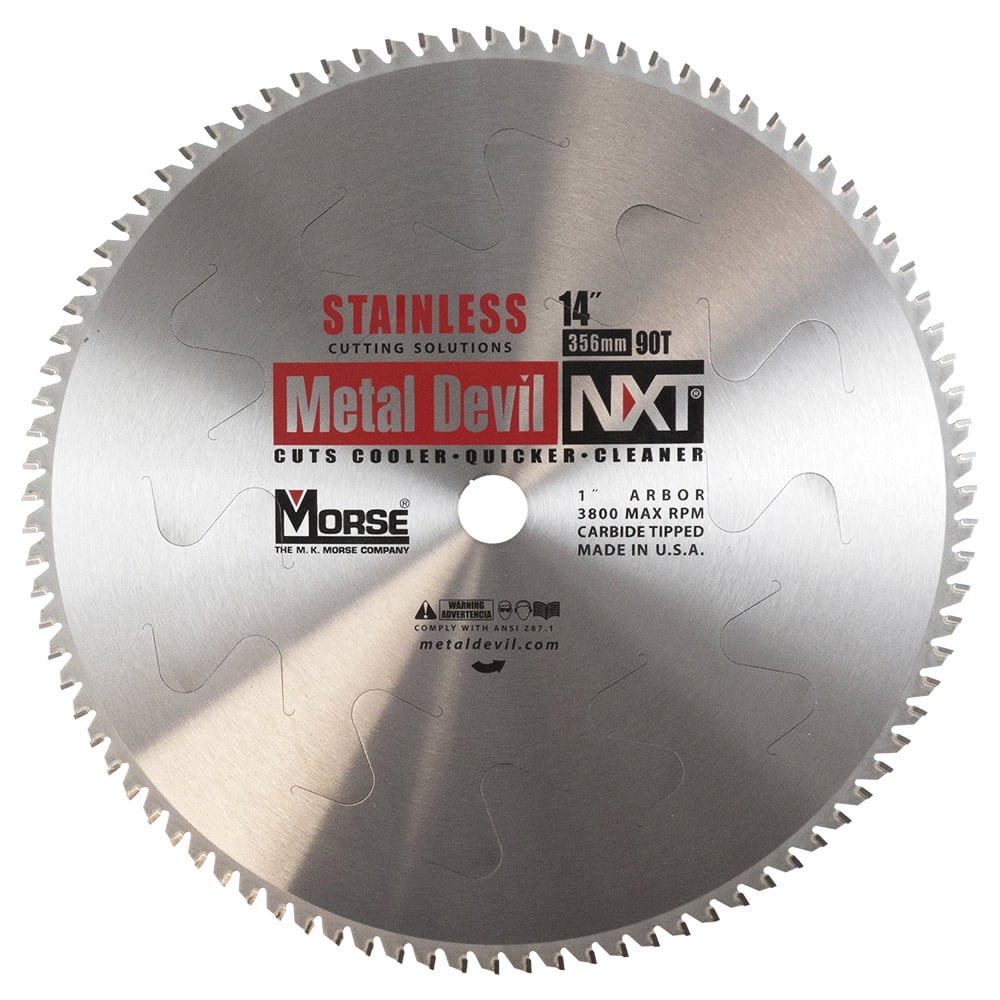 Mk Morse Metal Devil Nxt Circular Saw Blade 14" Stainless Steel ...