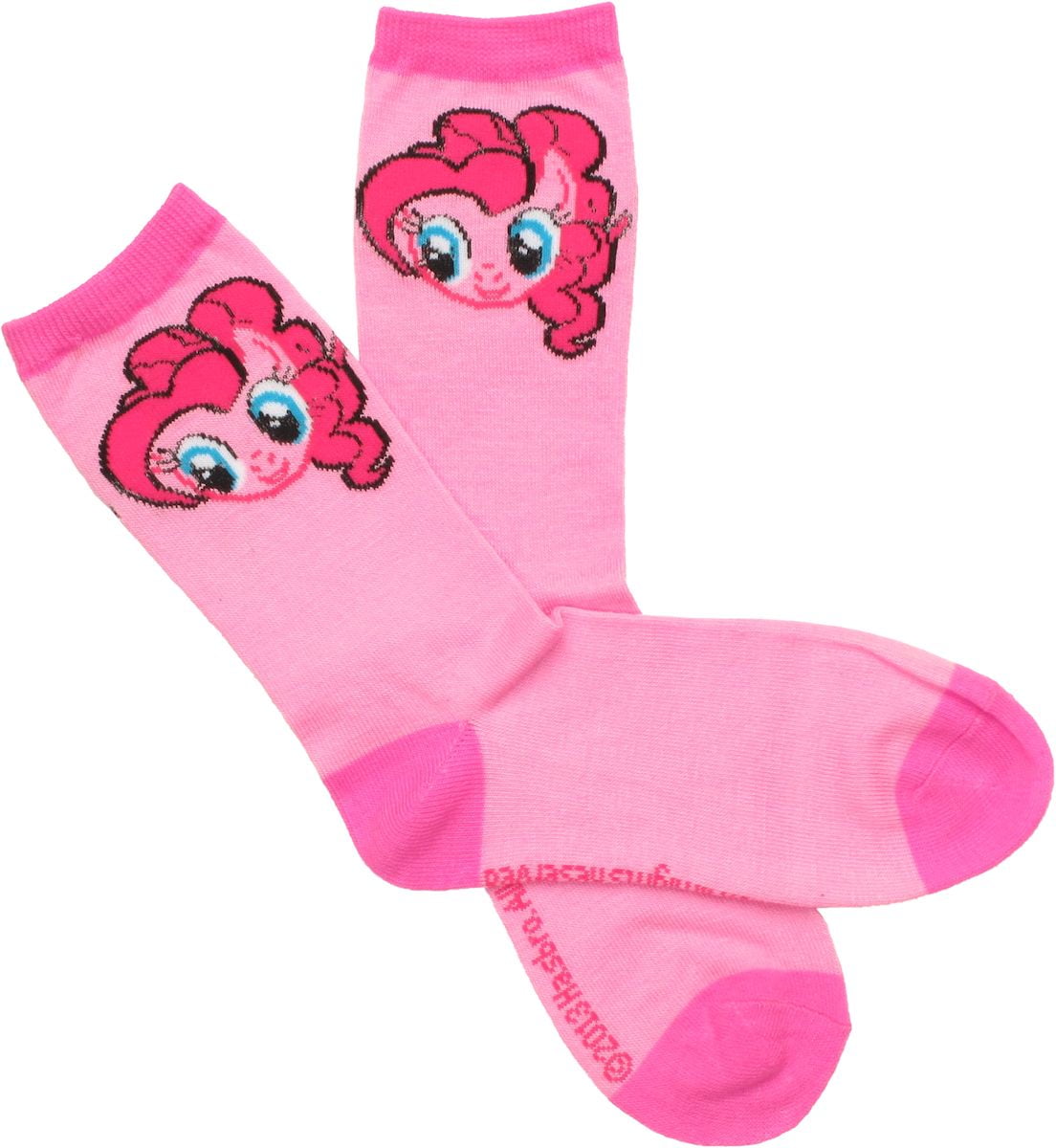 My Little Pony - My Little Pony Pinkie Pie Head Crew Socks - Walmart ...