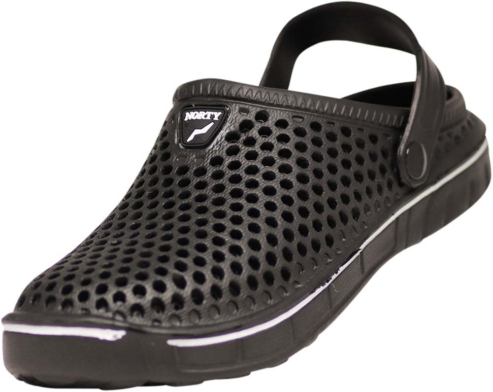 NORTY Mens Clogs Adult Male Mules Black - Runs 2 Sizes Small - Walmart.com