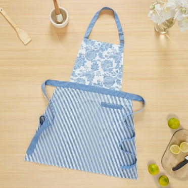 My Texas House Polyester/Cotton 30" x 34" Floral Ruffle Apron, Green ...