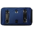 40" Navy Blue Large Expandable Rolling 6 Wheeled Duffel Bag Spinner ...