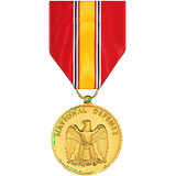 National Defense Service Medal Anodized Full Size - Red, Yellow, White ...