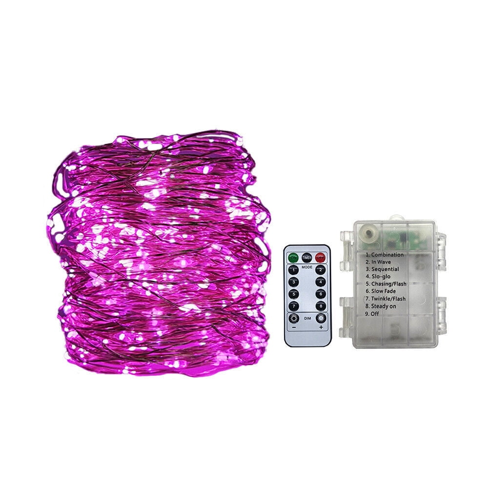 200/300 LED Battery Fairy String Lights + Remote Christmas Tree Home ...
