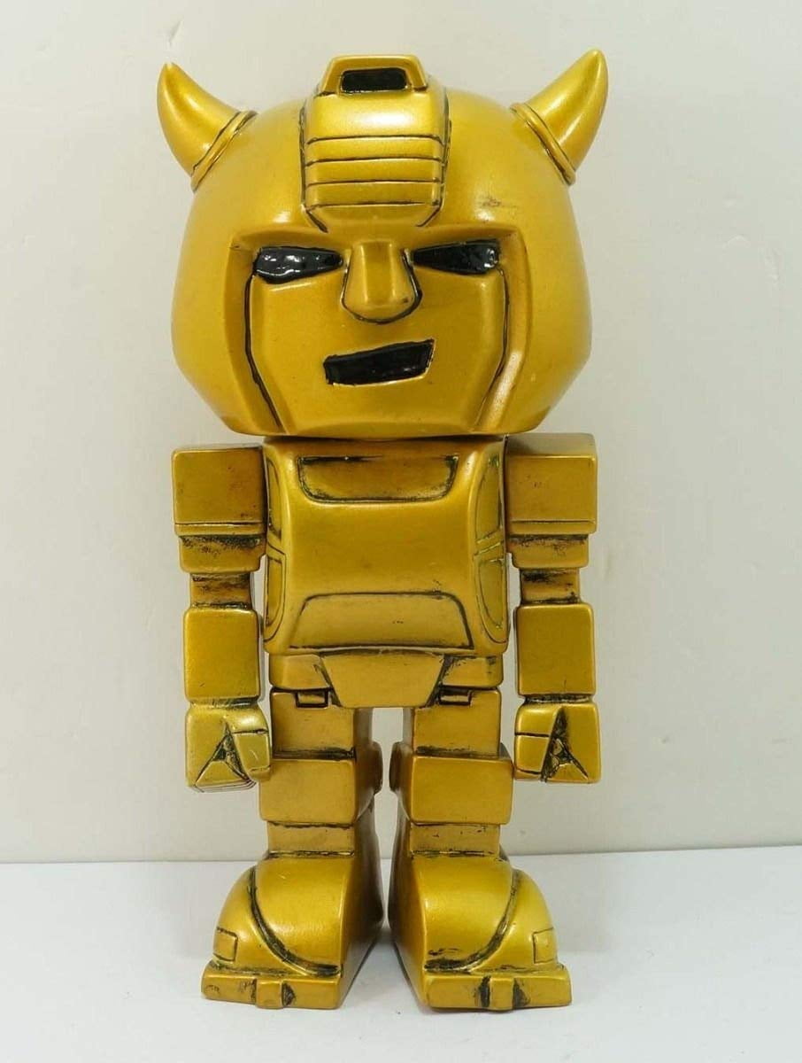 Hikari Japanese Vinyl Limited Edition Gold Bumblebee Transformer ...