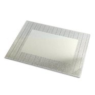"Large Decorative Glass Crystal Vanity Tray, 12"" x 8"" Mirrored ...