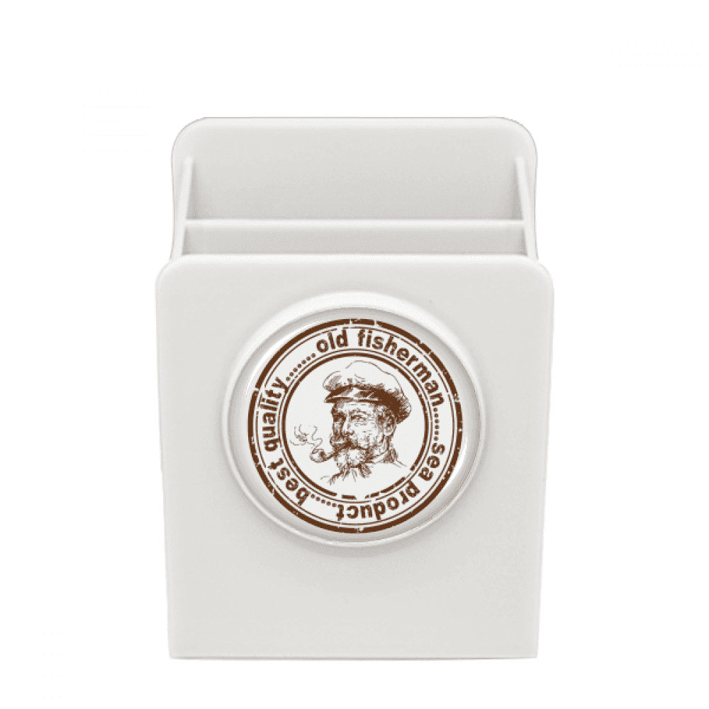 Old Fisherman Captain Classic Country City Desk Pencil Holder Cup Pen ...