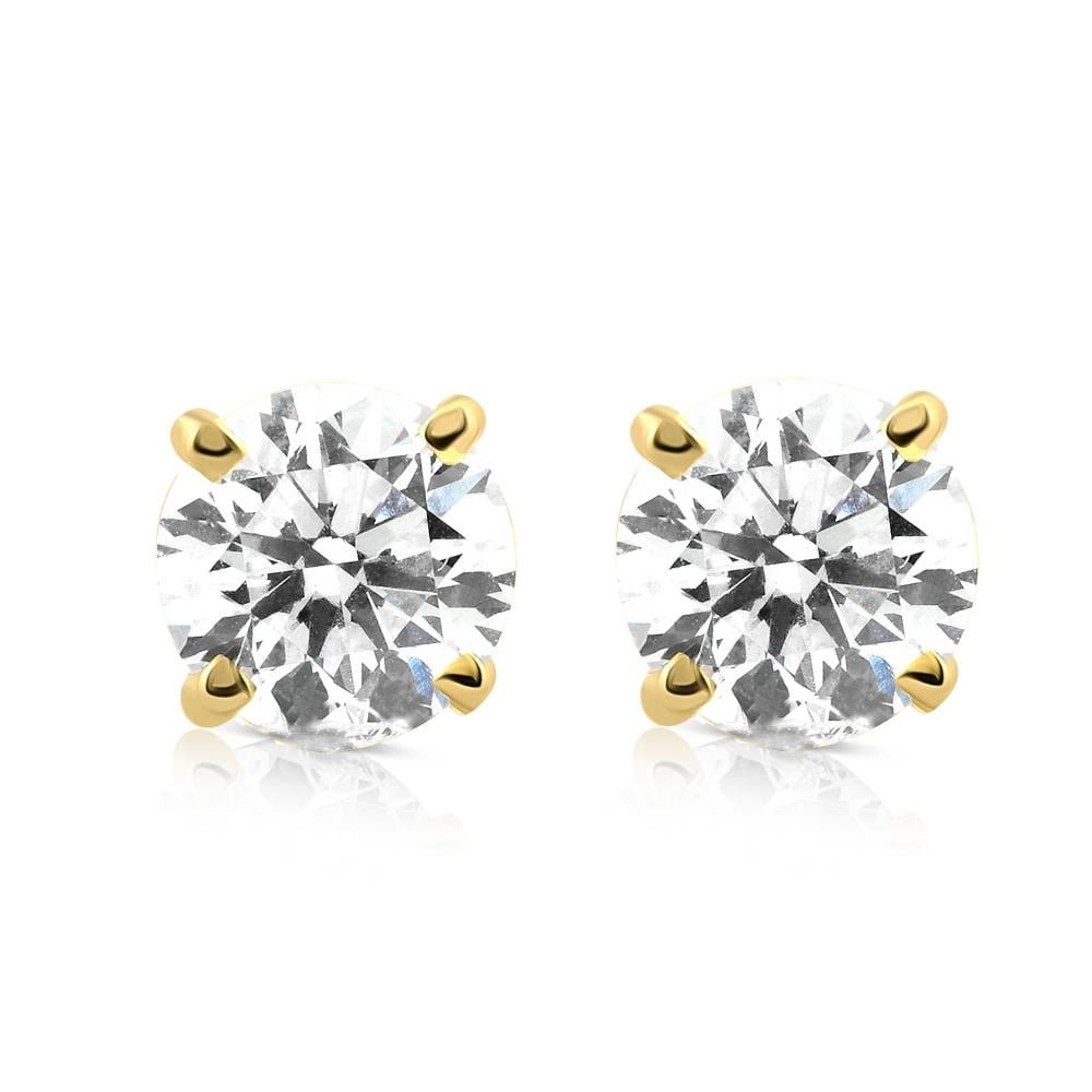 Click here for Pompeii3 3/8ct Diamond Studs 14k Yellow Gold Women... prices