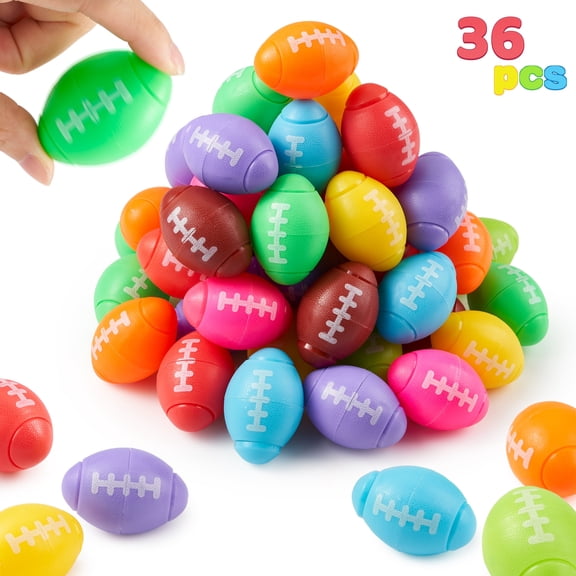 (3 pack) Joyfy 36 Pack Fidget Balls Spinners Colorful Football Party ...