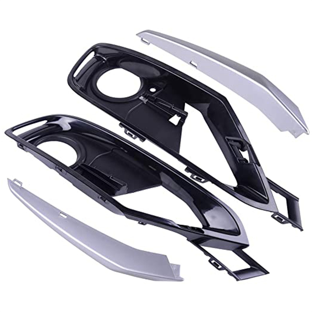 FYUU 1 Pair Front Bumper Fog Light Lamp Grille Cover Trim For BMW 3 ...