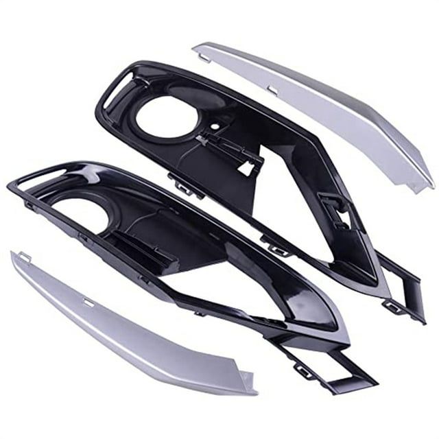 FYUU 1 Pair Front Bumper Fog Light Lamp Grille Cover Trim For BMW 3 ...