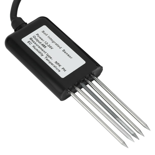 RS485 5Pin Soil Sensor, PH NPK Temperature Tester, Humidity EC Sensor ...