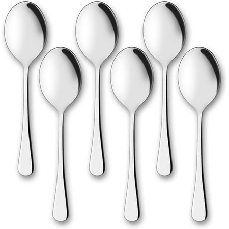 Lepai Serving Spoons, 6 Pieces X-Large 9.8 Inches Stainless Steel ...