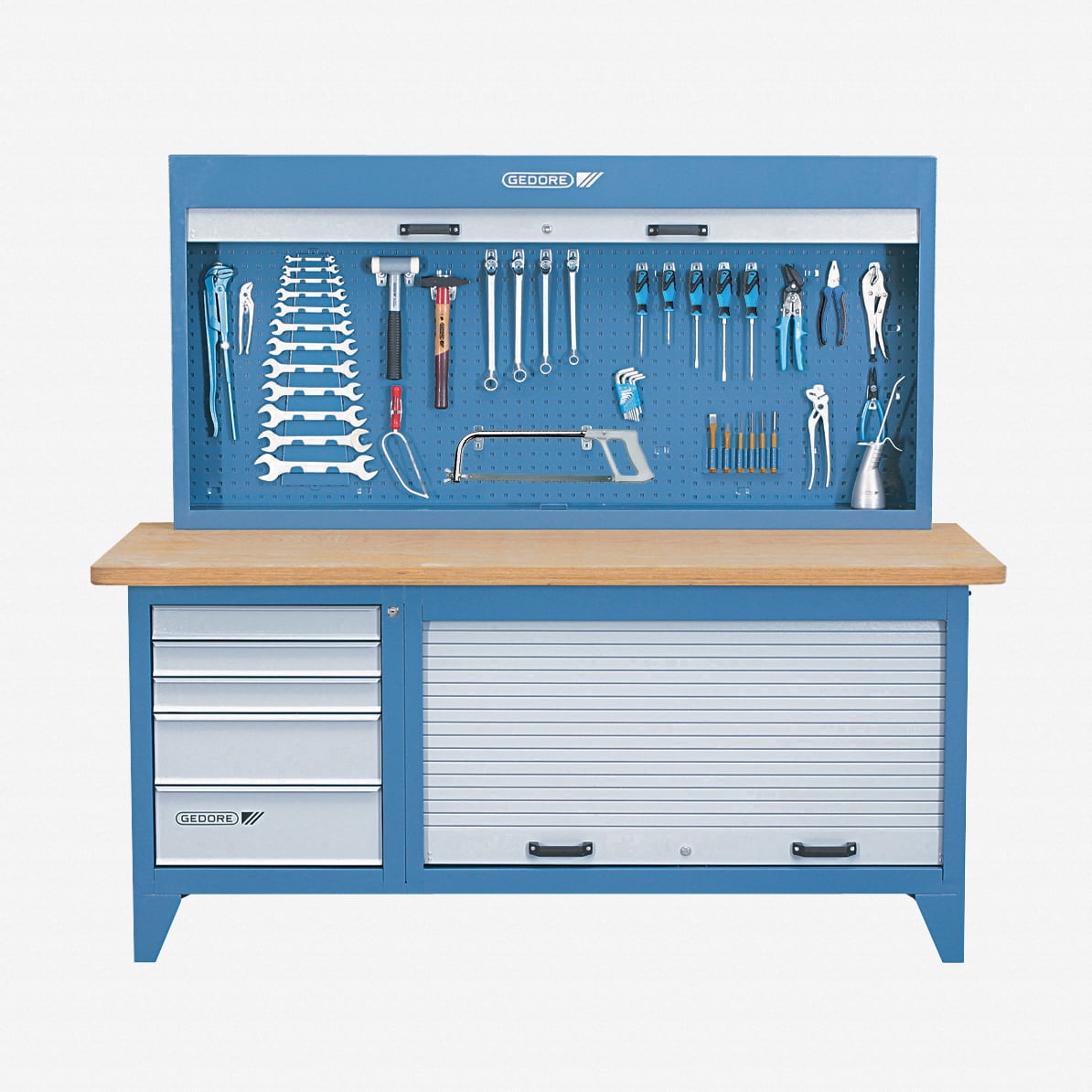 Gedore BR 1500 LH Workbench with tool cabinet - Walmart.com