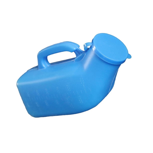 Male Urinal with Handle & Lid 1200ml Bedpan for Male Urinal Pee ...