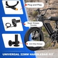 Full-Turn Throttle For Electric Bicycles Is Suitable For Macfox, 3-Pin ...