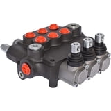 labwork 3 Spool Hydraulic Valve 21 GPM 3625 PSI Hydraulic Directional ...