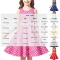 BLTIBY Girls Vintage Dress 50s Retro Round Neck Dresses Sleeveless ...