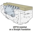 10 Pack Simpson Strong Tie UFP10-SDS3 6-3/4" x 10" Universal Foundation ...