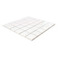 The Tile Life Cheyenne White 2" x 2" Square Porcelain Mosaic Floor and ...