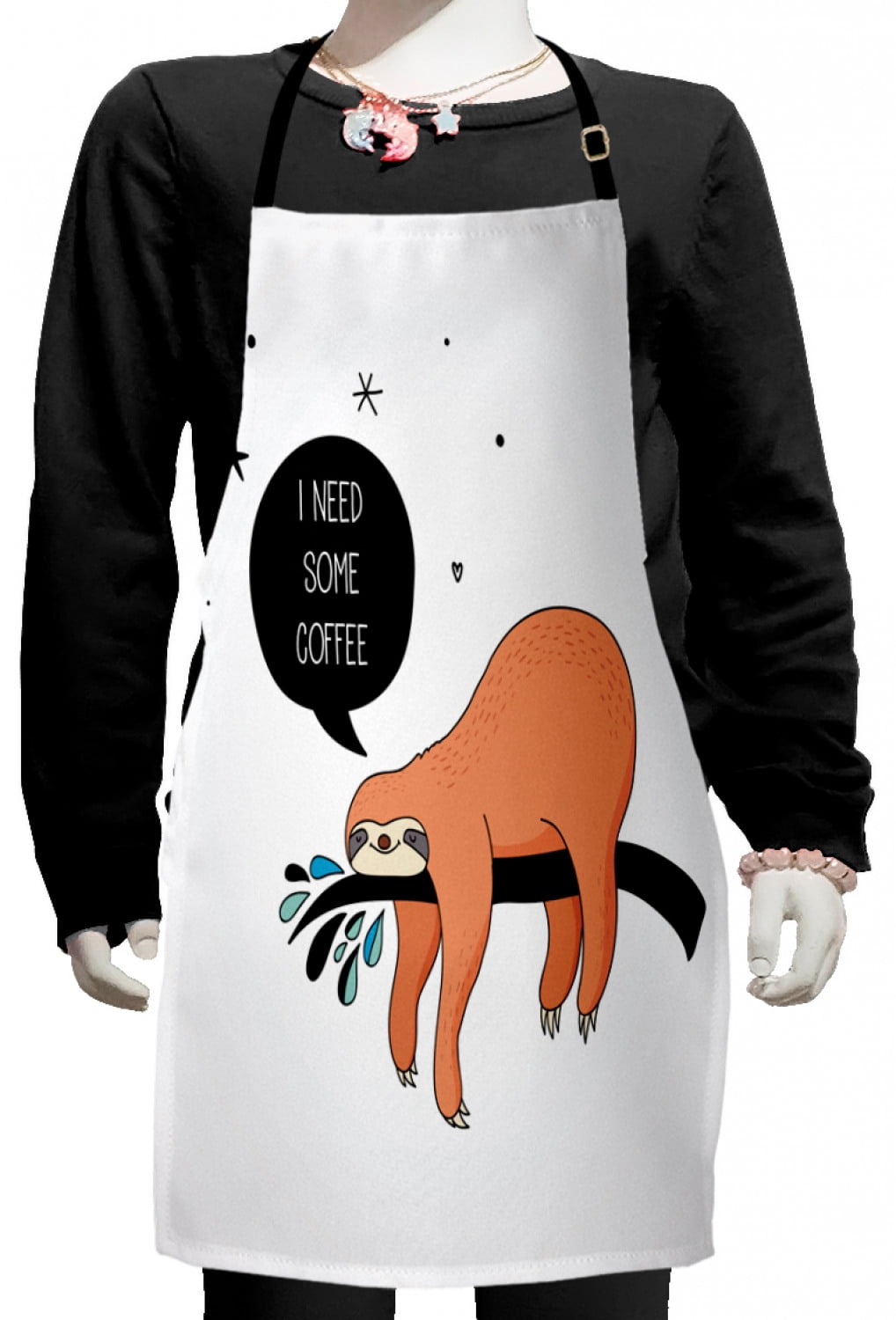 Animal Kids Apron, Australian Bear Type Lazy Shy Smiling Spirit Animal ...