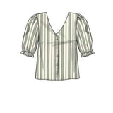 New Look Sewing Pattern N6707 - Misses' Plus Size Fancy Tops, Size: A ...