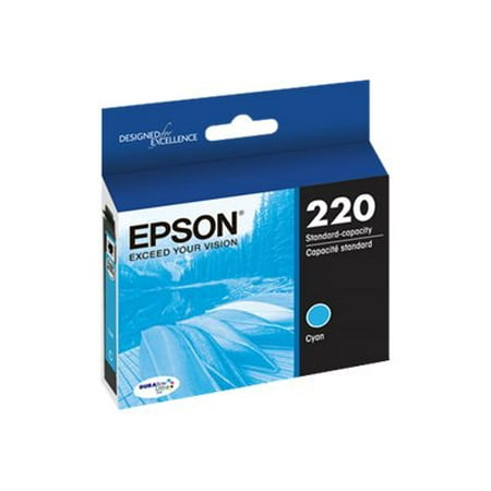 Epson 220 With Sensor - Cyan - original - ink cartridge - for ...