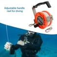 Diving Reel Guide Line Rope Adjustable Handle Durable Nylon ...