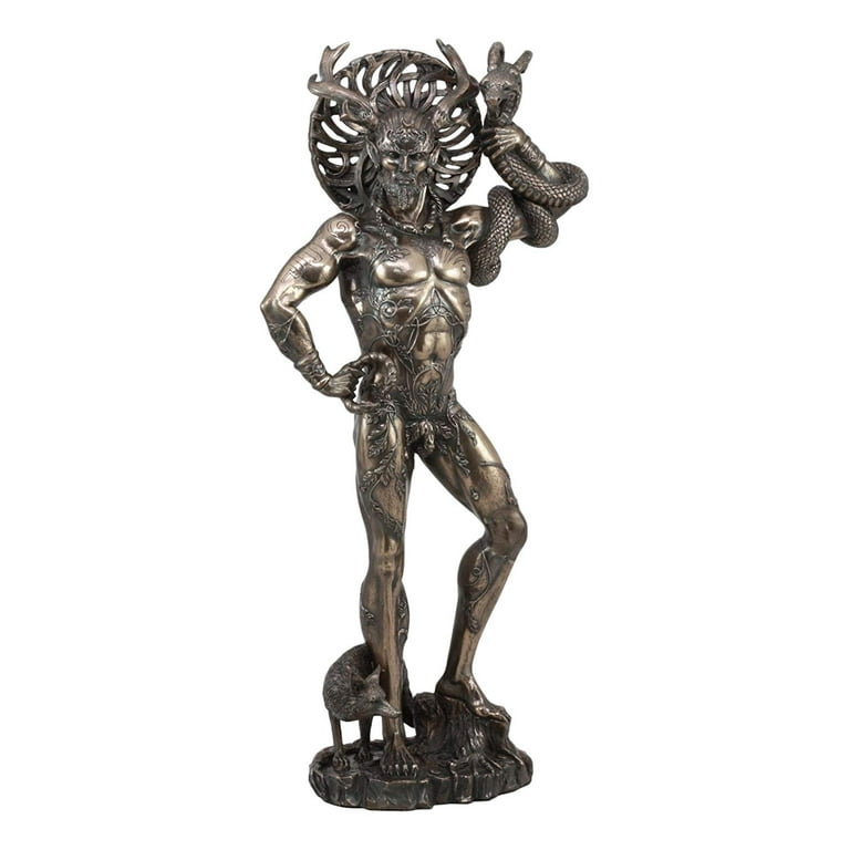 Wiccan Horned God Statue