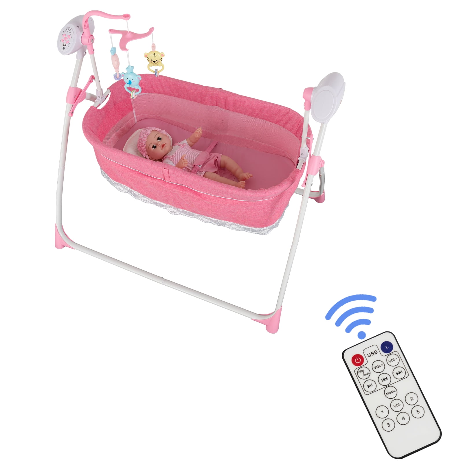 Automatic Swing Baby Basket Electric Rocking Multifunction Cradle Bed ...