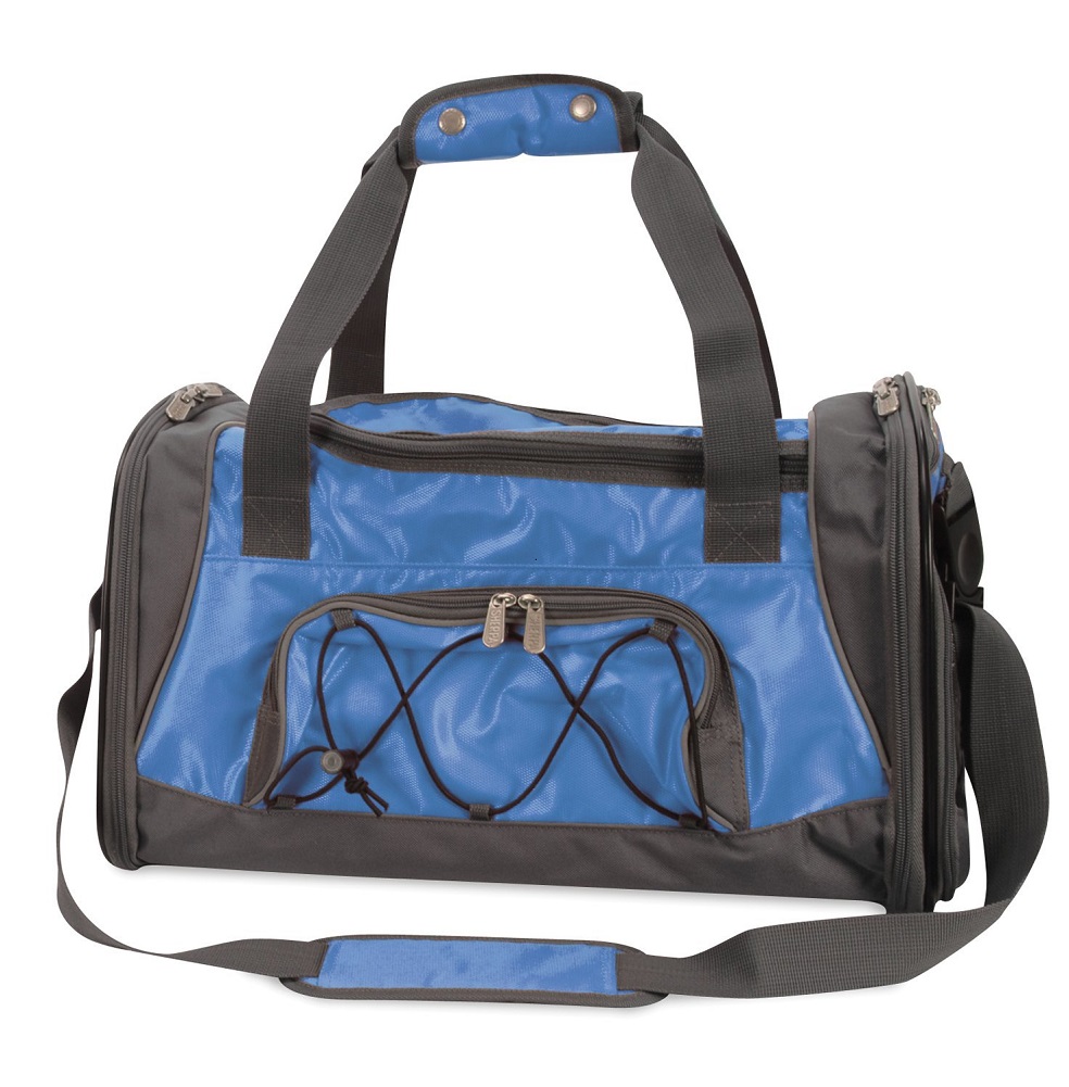 Sherpa Sport Duffle Pet Dog Cat Airline Approved Carrier Medium Blue ...