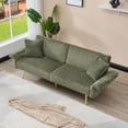 79 Inch Folding Sofa Couch, Foldable Sofa Bed with Folding Armrests ...