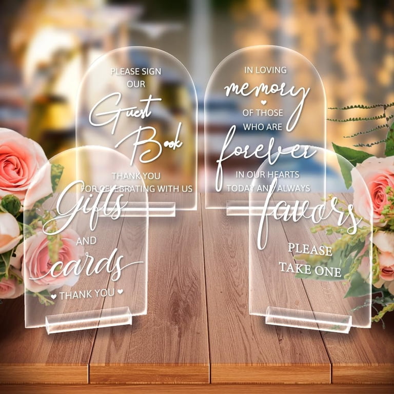 Clear wedding signs 60 photos - Astyledwedding.com
