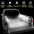 LED Truck Pickup Bed Light Kit, 48 White LED Waterproof Universal ...