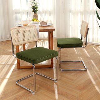 bali & pari Kaka Modern Bohemian Natural Brown Rattan Dining Chair ...