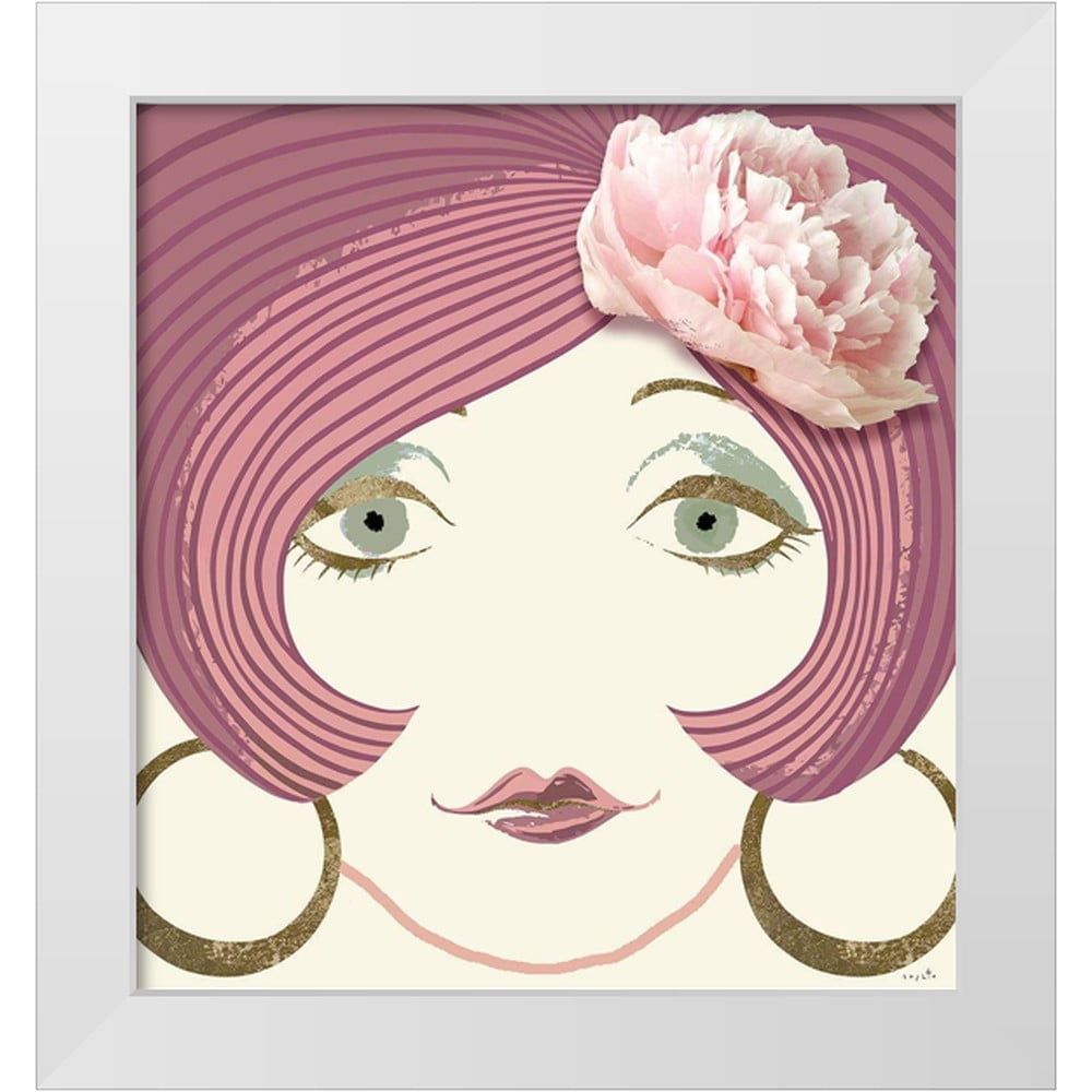 Sophie 6 20x21 White Modern Wood Framed Museum Art Print Titled ...