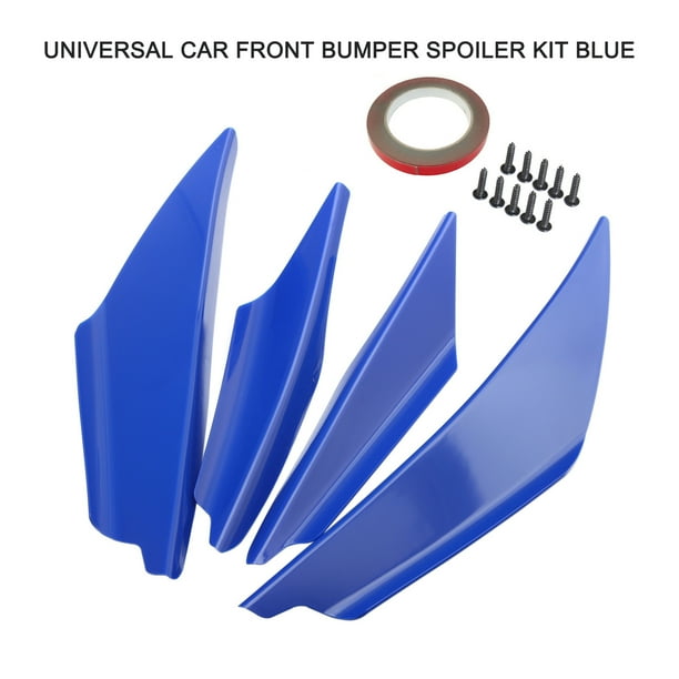 Amdohai Universal Car Front Bumper Spoiler Lip Splitter Fin Splitters ...