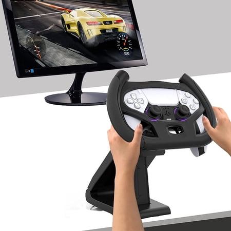 Multi-Angle Axis Car Racing Game Steering Wheel Gamepad Stand Dock Base ...