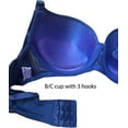 6 Pieces Full Cup Plain Push Up Bra B C Cup 40B - Walmart.com