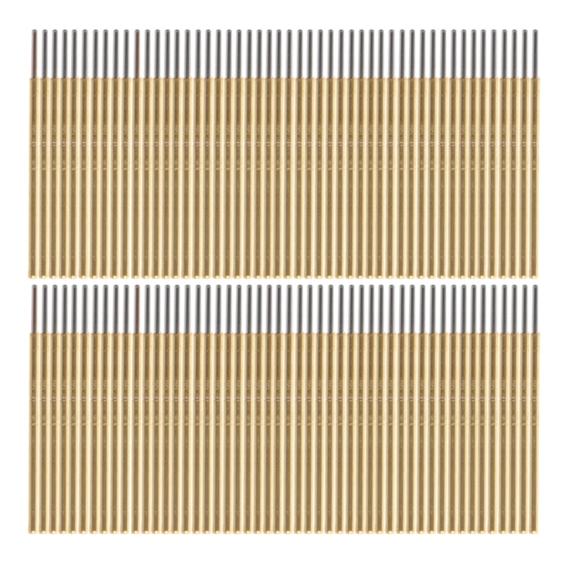 ZUARFY 100 Pcs P50-J1 Spring Test Probe Round Head Pin Dia 0.68mm L16mm ...
