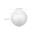 ETHZZLE 10Pcs White Foam Apple Models for DIY Crafts Multipurpose ...