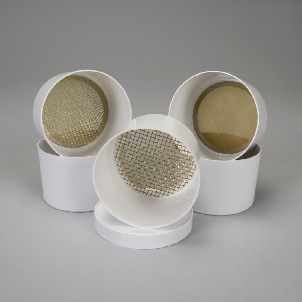 Screen Sieves, Set Of 4 Stacking Plastic Sieves, Lids, And Storage ...