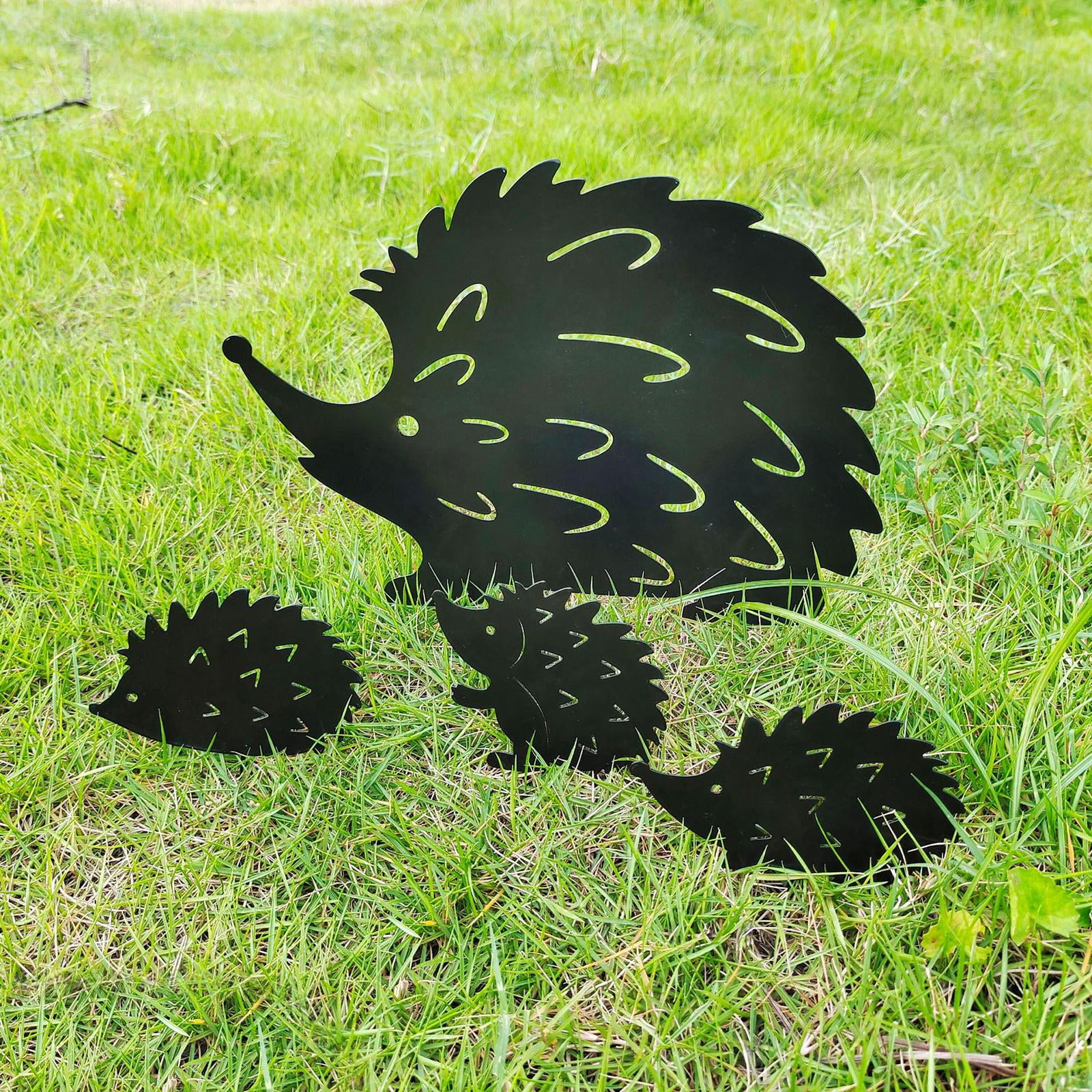 Garden Stake Hedgehog Set Decoration, Cute Garden Statue, Art Decor ...