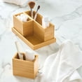 Better Homes & Gardens Bamboo Cosmetic Toiletry Organizer Set with ...