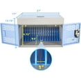 POCHAR Fully Assembled 16 Devices Laptop Charging Station for ...
