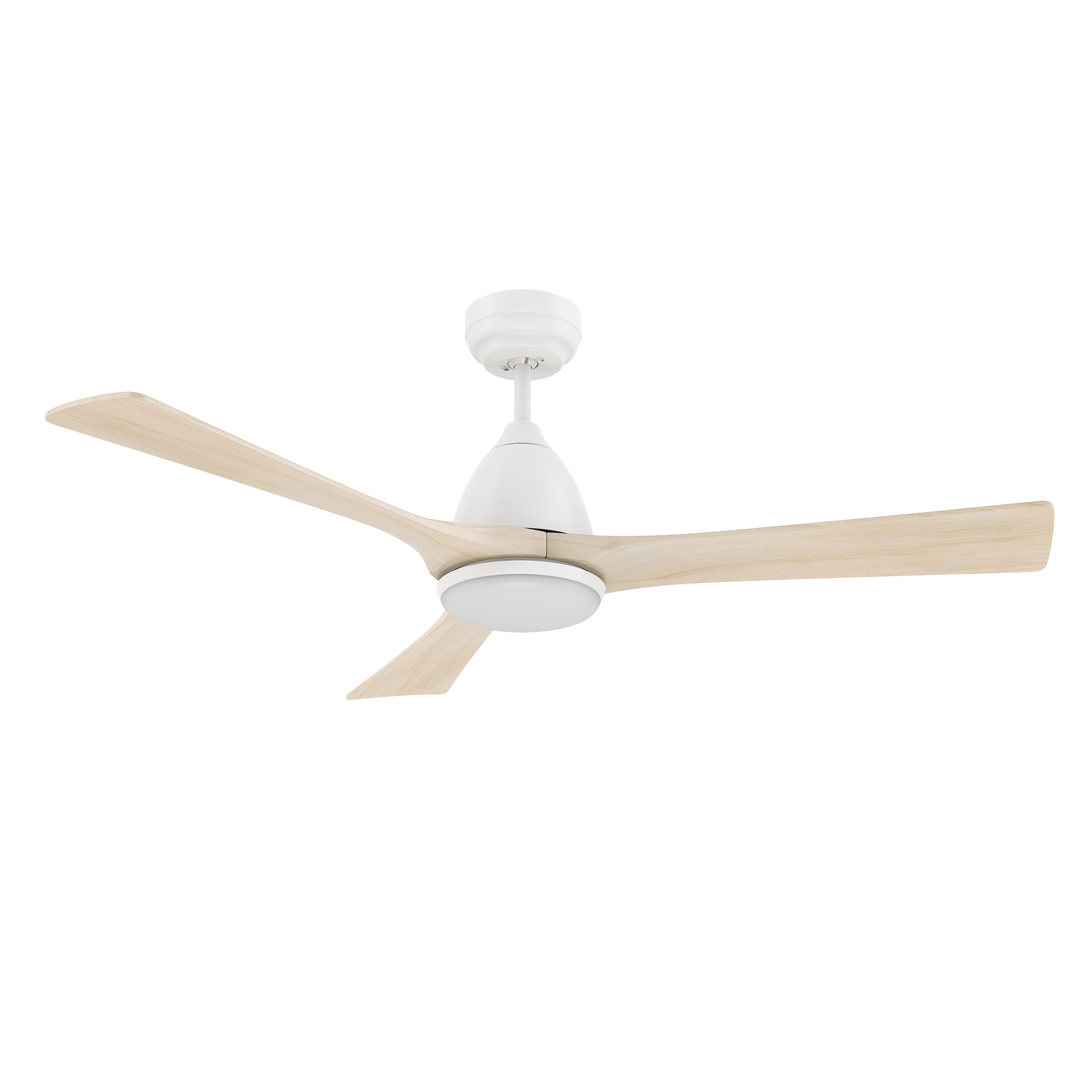52" 3 Blade Smart Modern LED Ceiling Fan with Light and Remote Control ...