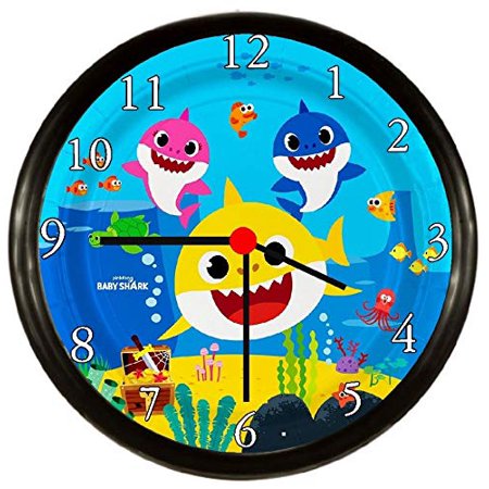 Black Frame Baby Shark Wall clock | Walmart Canada